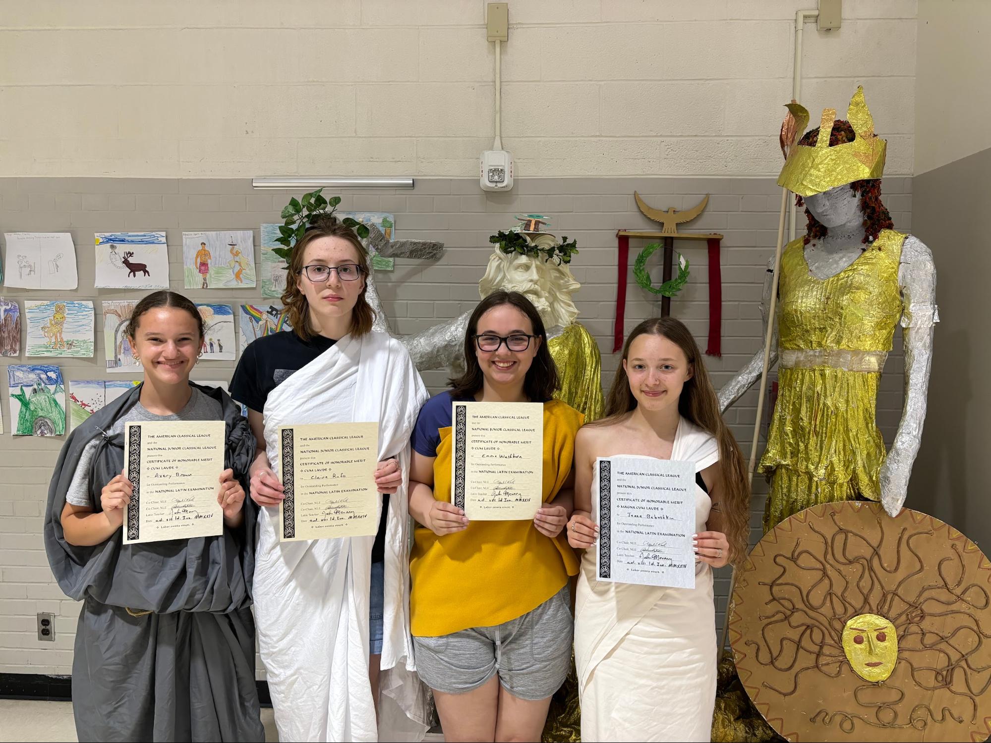 Latin students earn gold, silver medals on the 2024 National Latin and ...